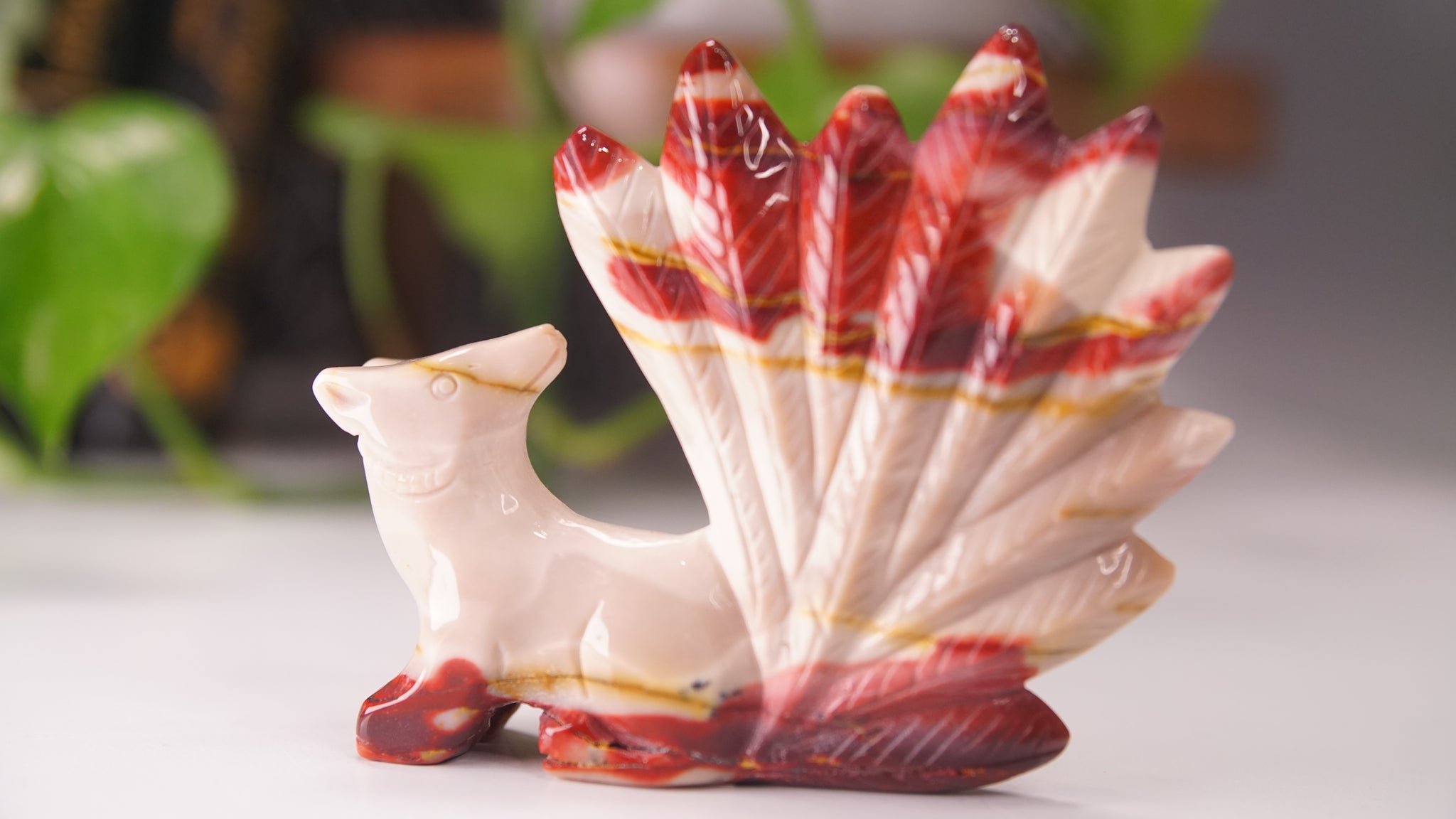 Mookaite Hand Carved Fox Carving – The Druzy Portal
